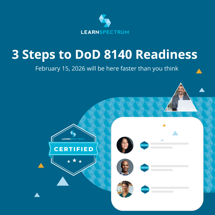 3 Steps to DoD 8140 Readiness | LearnSpectrum